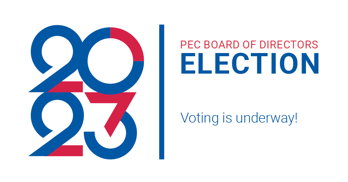Voting for PEC Board of Directors Election is underway!